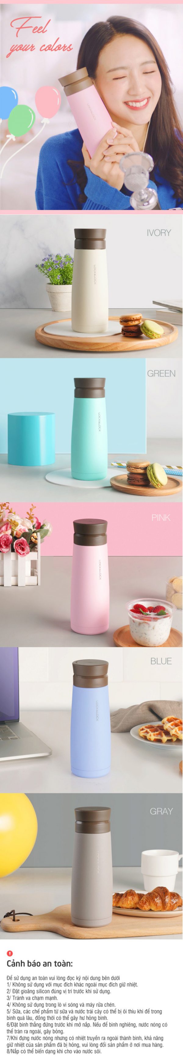 Bình Giữ Nhiệt Lock&Lock LHC4169